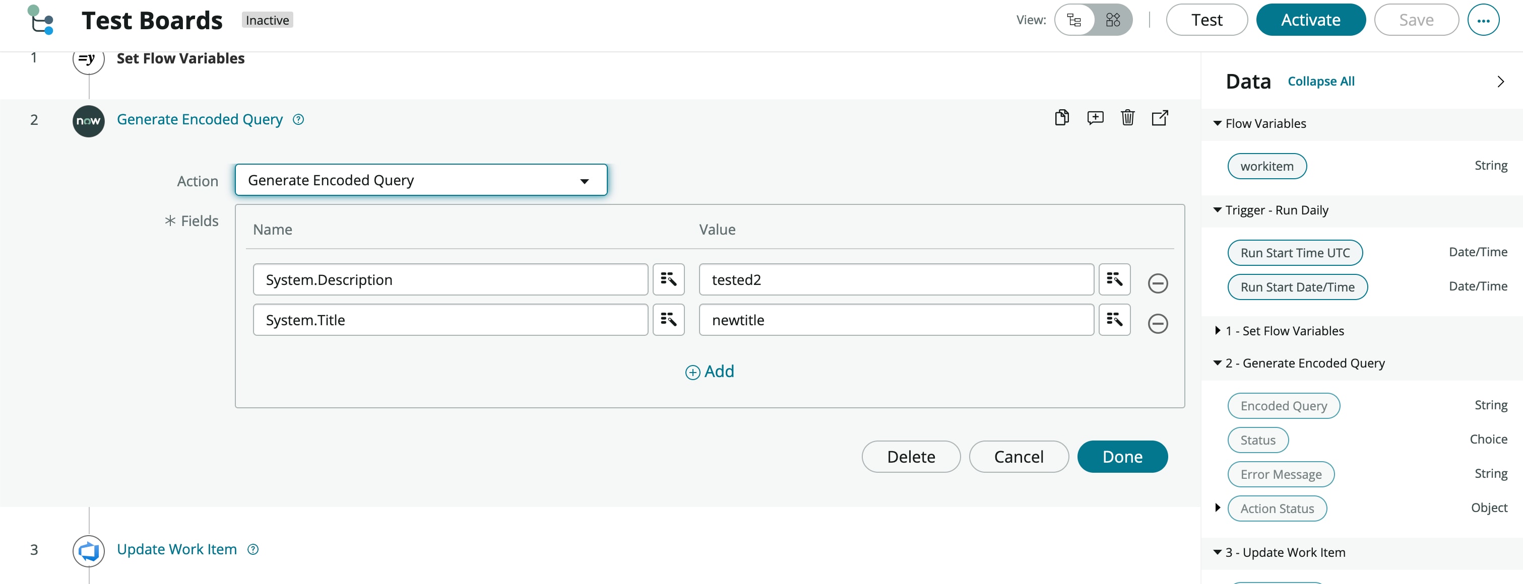 How to update work item of Azure Dev ops using Azu... - ServiceNow Community